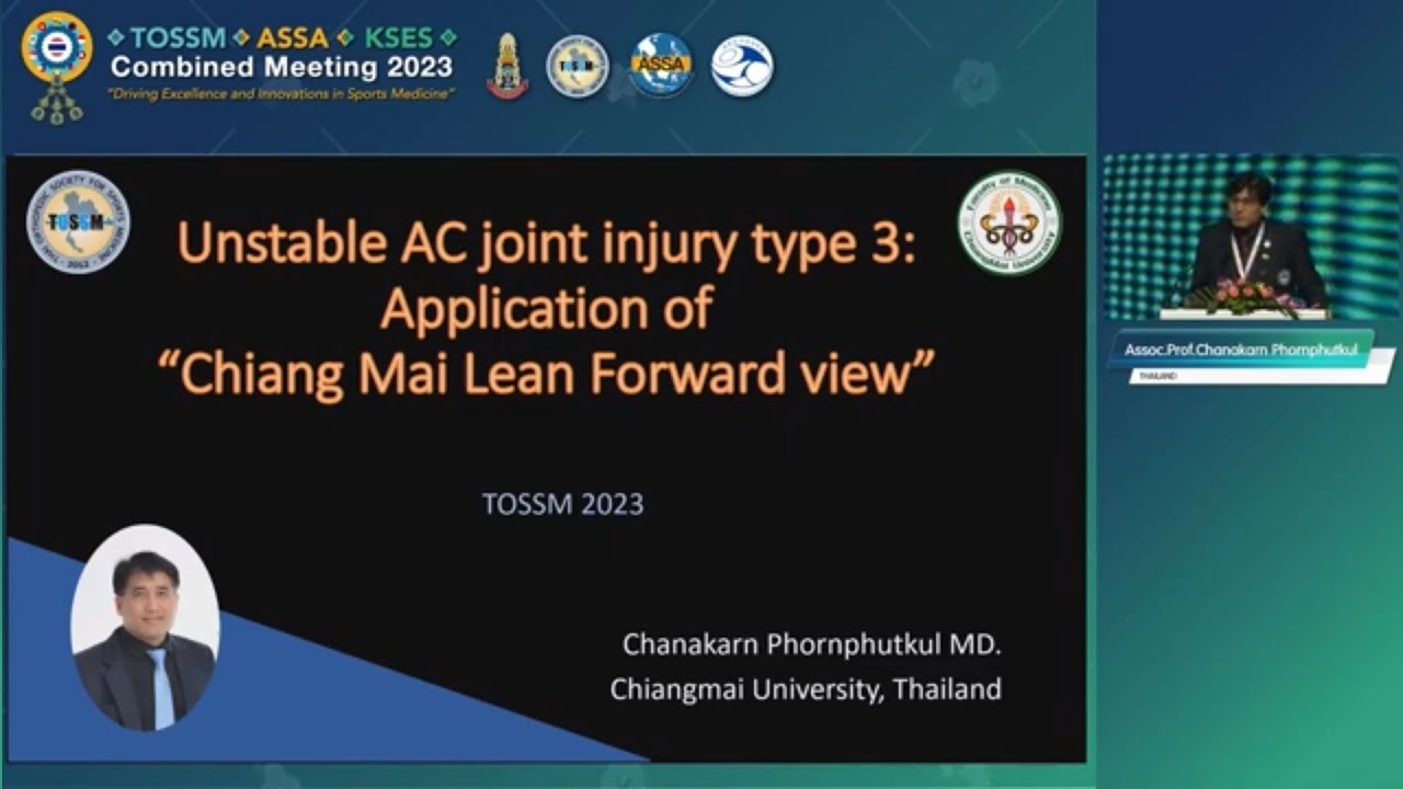 Clinical application of Chiang Mai Lean Forward view for acute AC joint ...