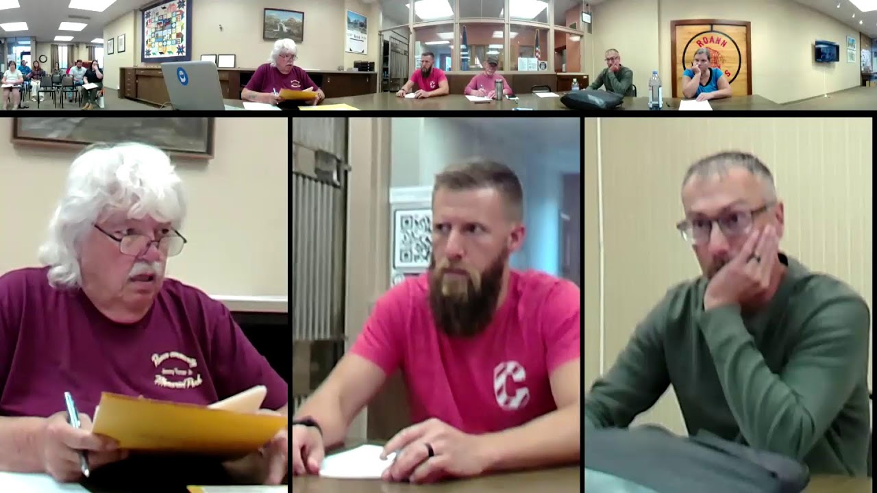 Roann Town Council Additional Meeting - Open Bids For Park CDBG - YouTube