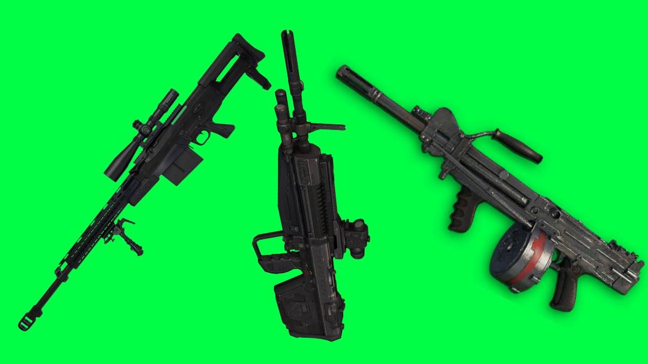 Machine Gun Green Screen Video 1 - YouTube