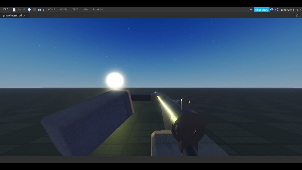 bad roblox gun animation test - YouTube