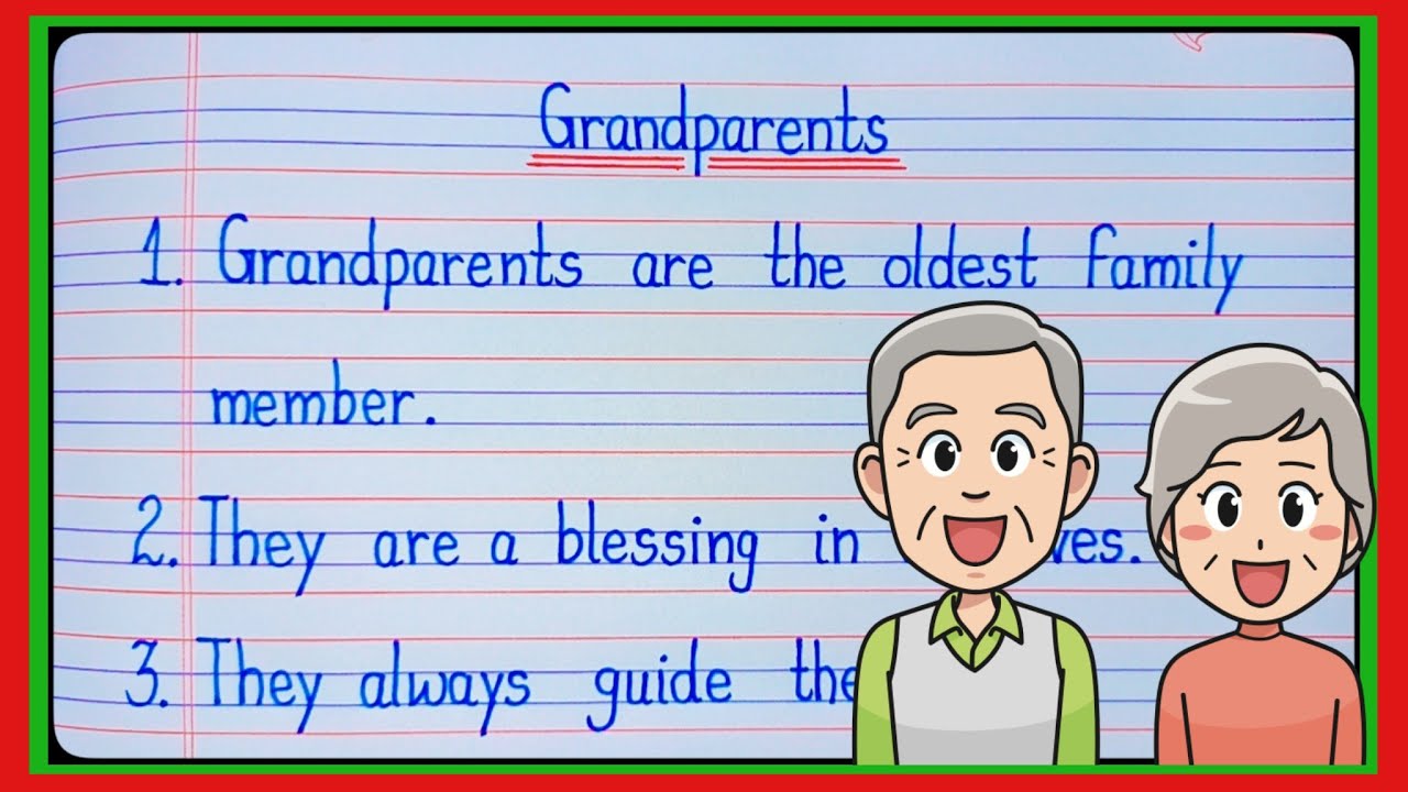 Essay On Grandparents/10 Lines on Grandparents/Essay On Grandfather ...