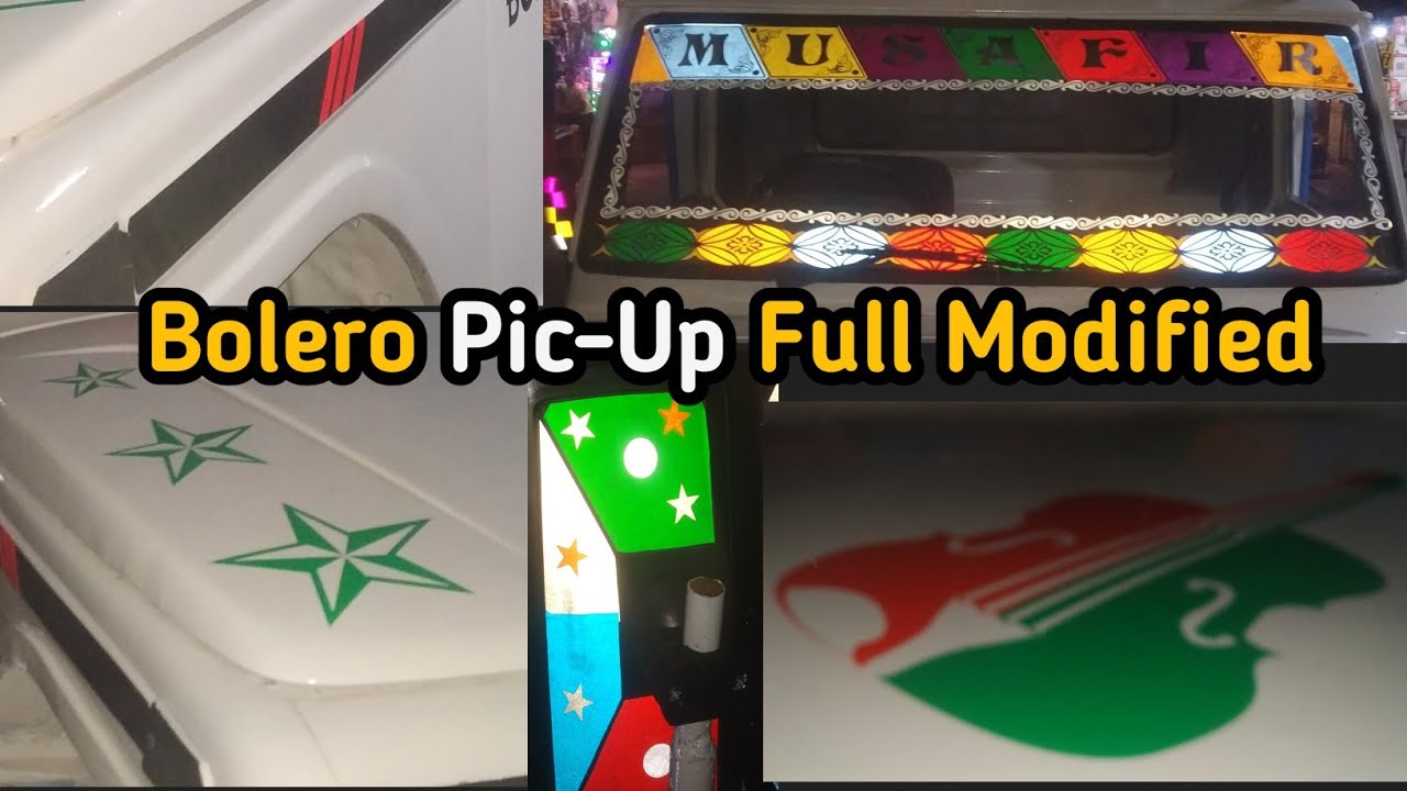 Bolero Pickup Radium Design || Bolero Pickup Modified || Firoz Ws Art ...