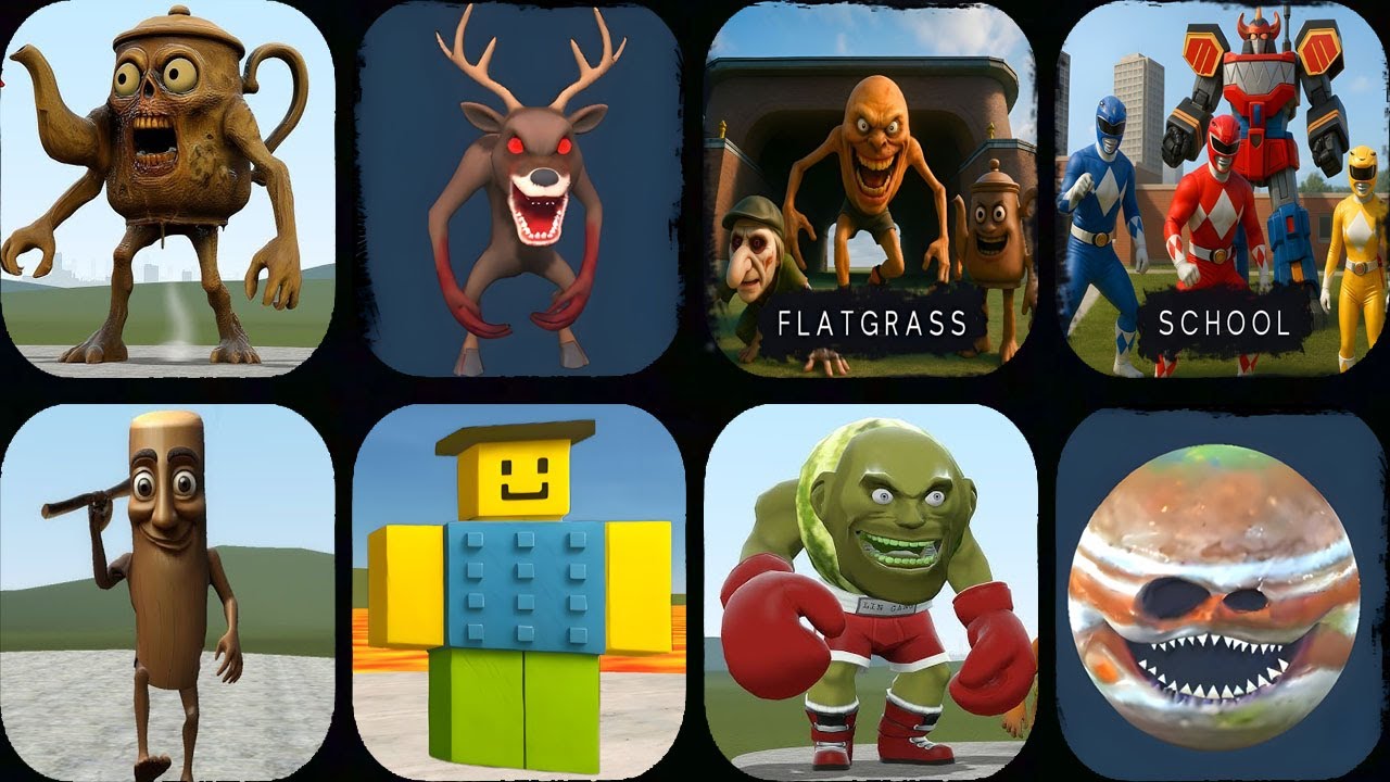 Nextbots In Playground Mod Which NEW STRANGE Brainrot Animal is ...