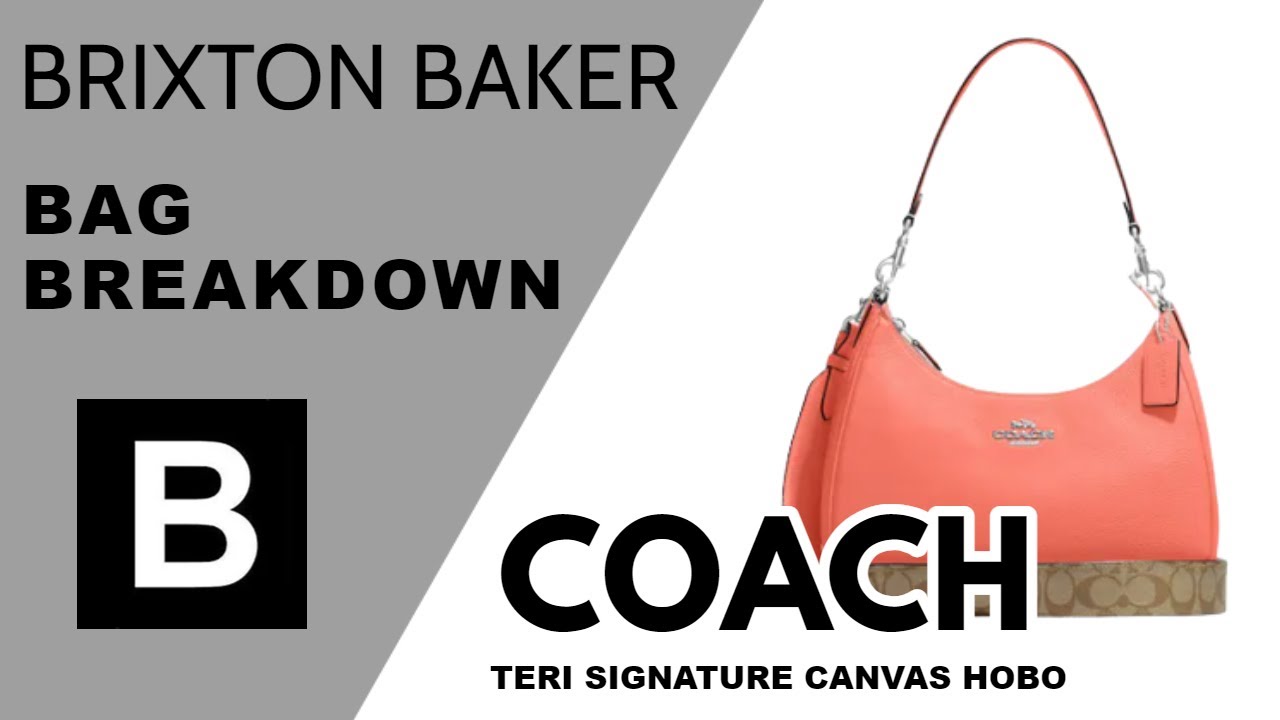 Coach Teri Signature Canvas Hobo - YouTube