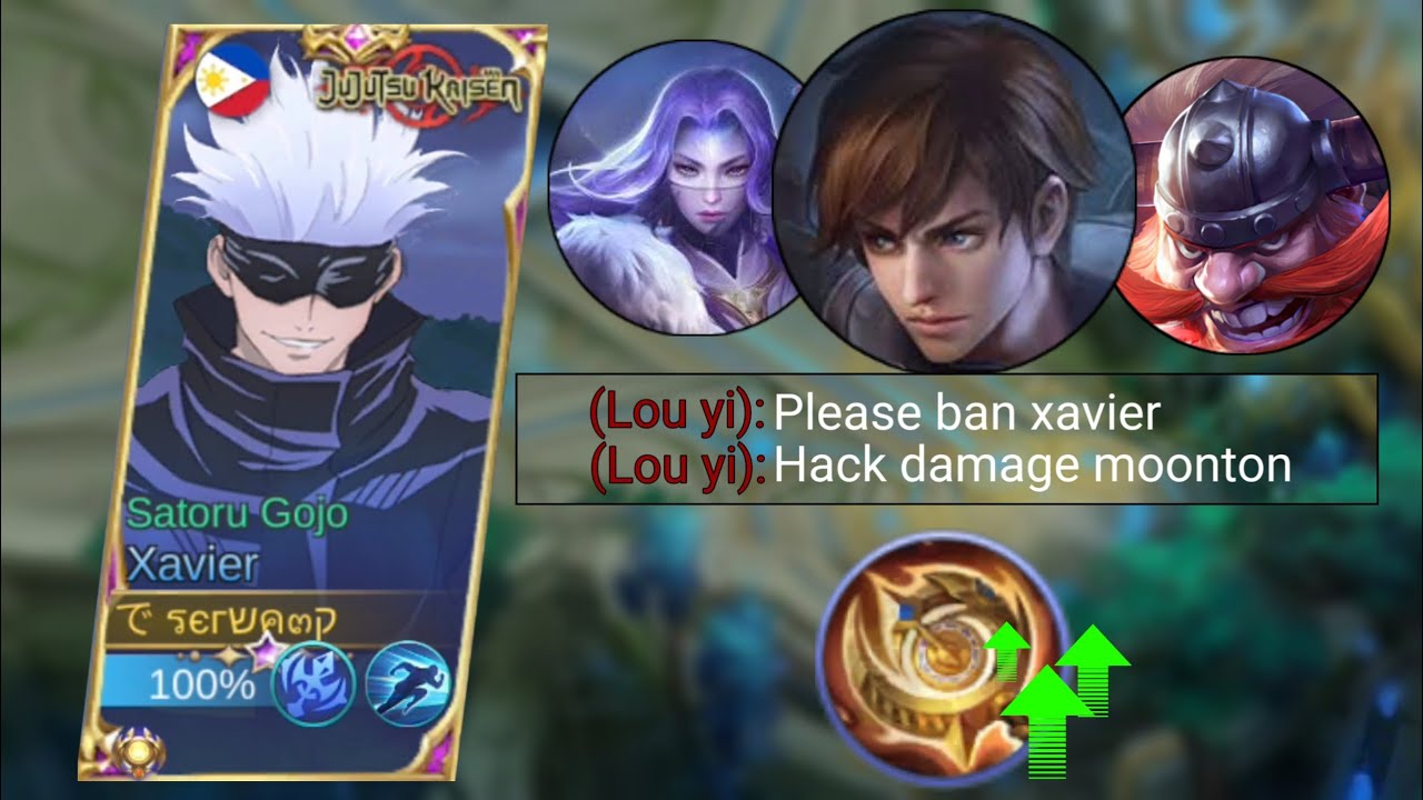 XAVIER GOD MODE !! SOLO CARRY RANDOM TEAM | XAVIER ONE SHOT BUILD ...