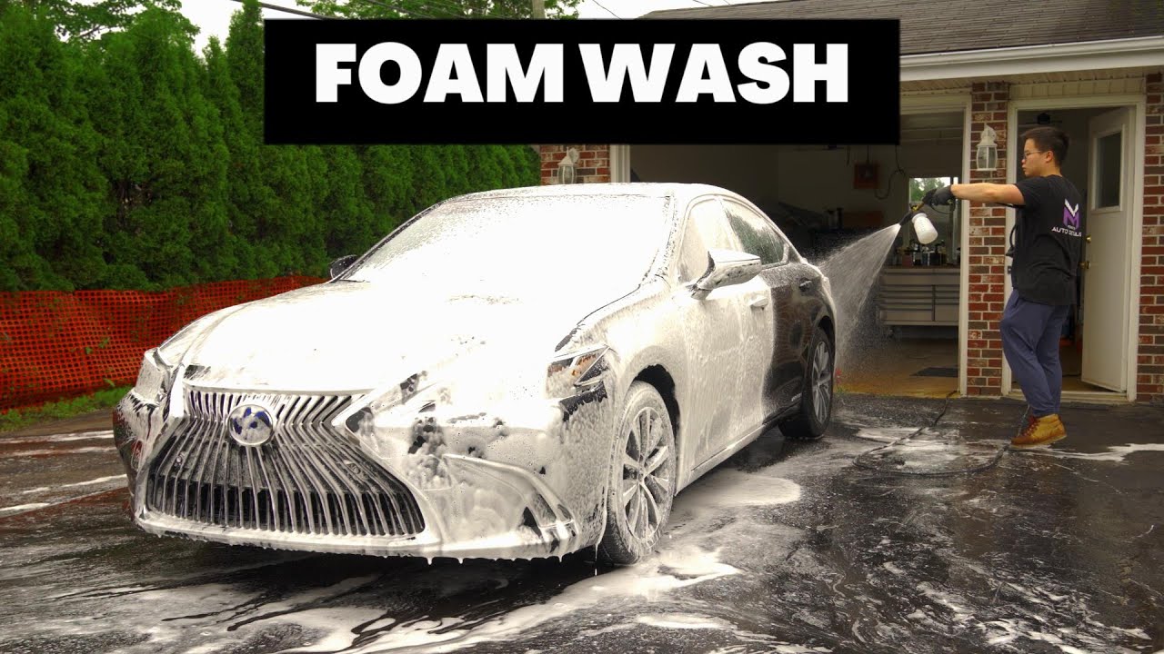 Cleaning a DIRTY Lexus 300H - Exterior Wash & Wax - YouTube