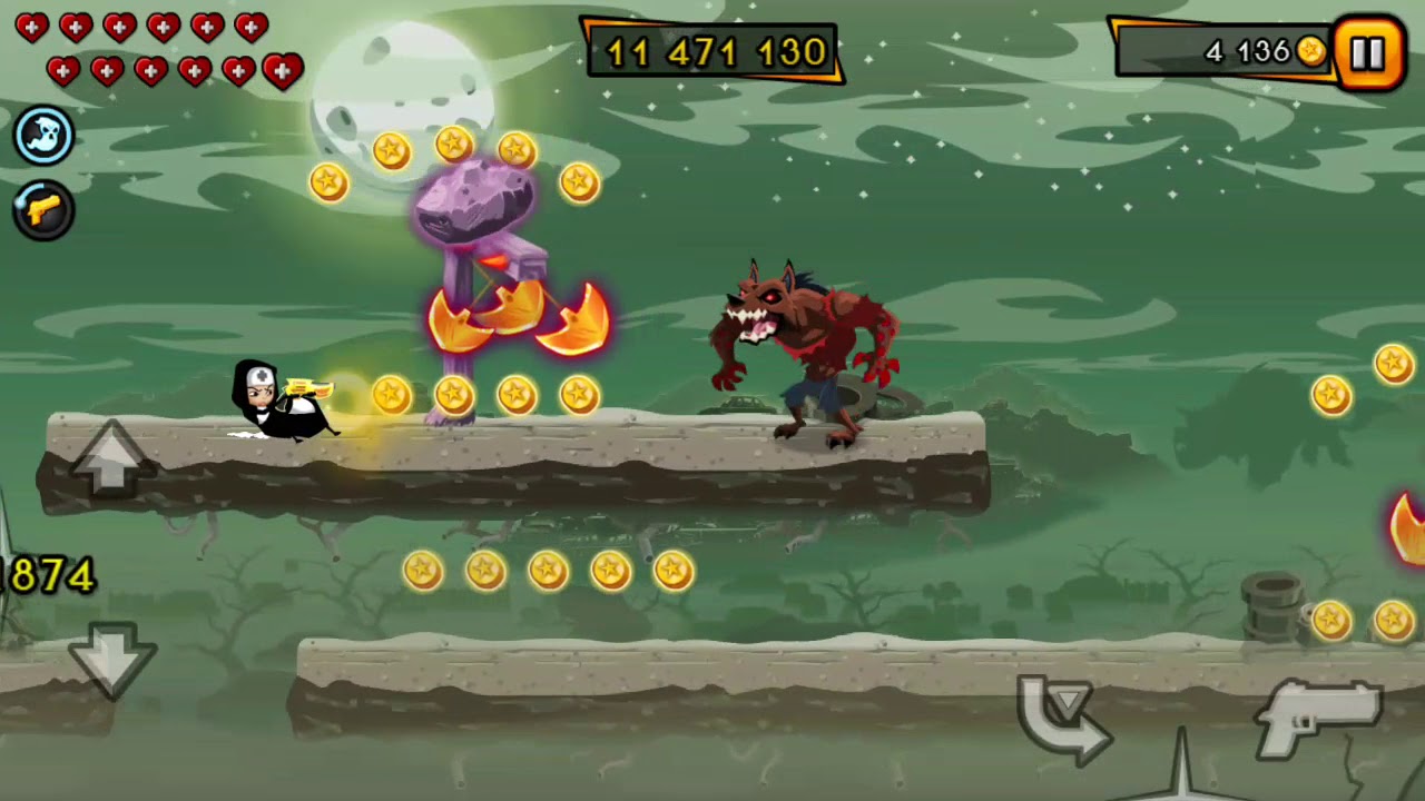 Nun Attack: Run and Gun High score! - YouTube