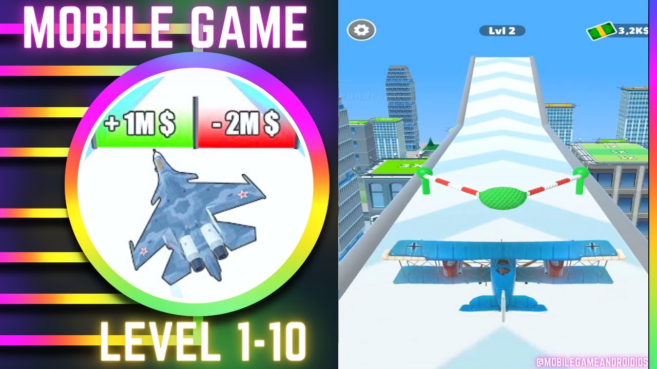 Plane Evolution gameplay walkthrough level 1 - YouTube