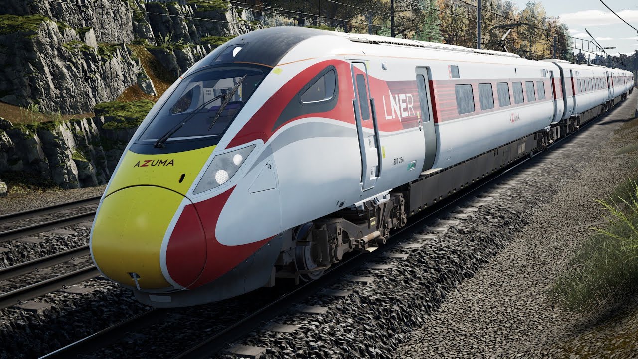 LNER Class 801 Azuma | East Coast Main Line Full Route + Depot + Diesel ...