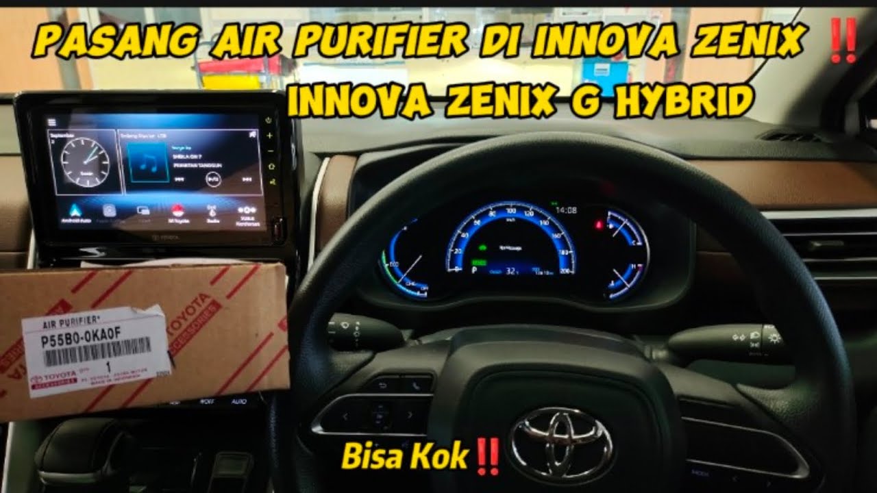 Pasang Air Putifier di Innova Zenix G Hybrid‼️AC menjadi seger - YouTube
