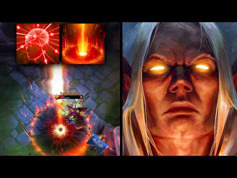Invoker's FIRST ITEM Rod of Atos vs Ember Spirit Mid | Dota 2 Invoker