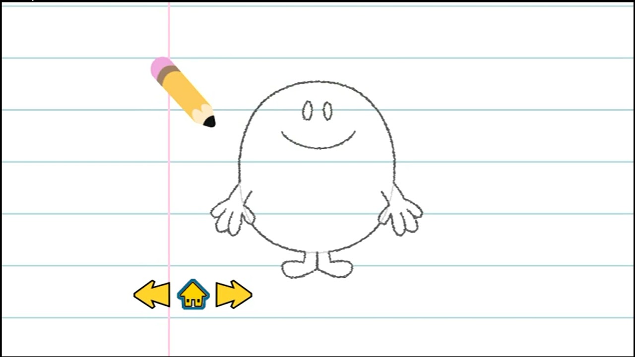 The Mr Men Show - How to Draw Mr Happy (DVD Bonus Feature) - YouTube