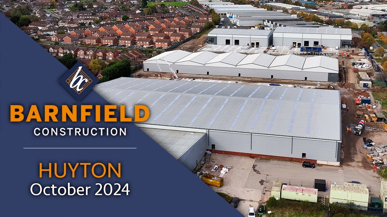 Barnfield Construction at Huyton, Liverpool — October 2024 - YouTube