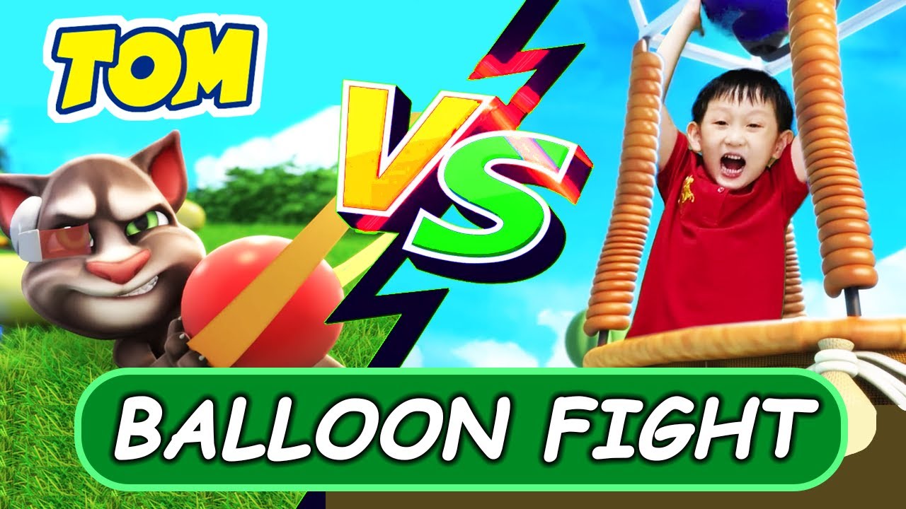 🎈🎈Balloon Battle - My Talking Tom in REAL LIFE Shorts Episode 31 Super ...
