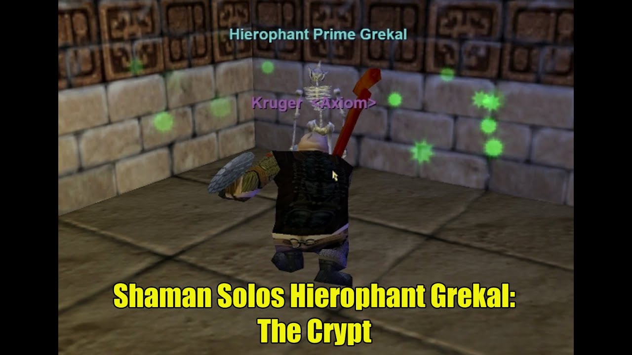 Shaman Solos Hierophant Prime Grekal, Sebilis, P99 EverQuest - YouTube