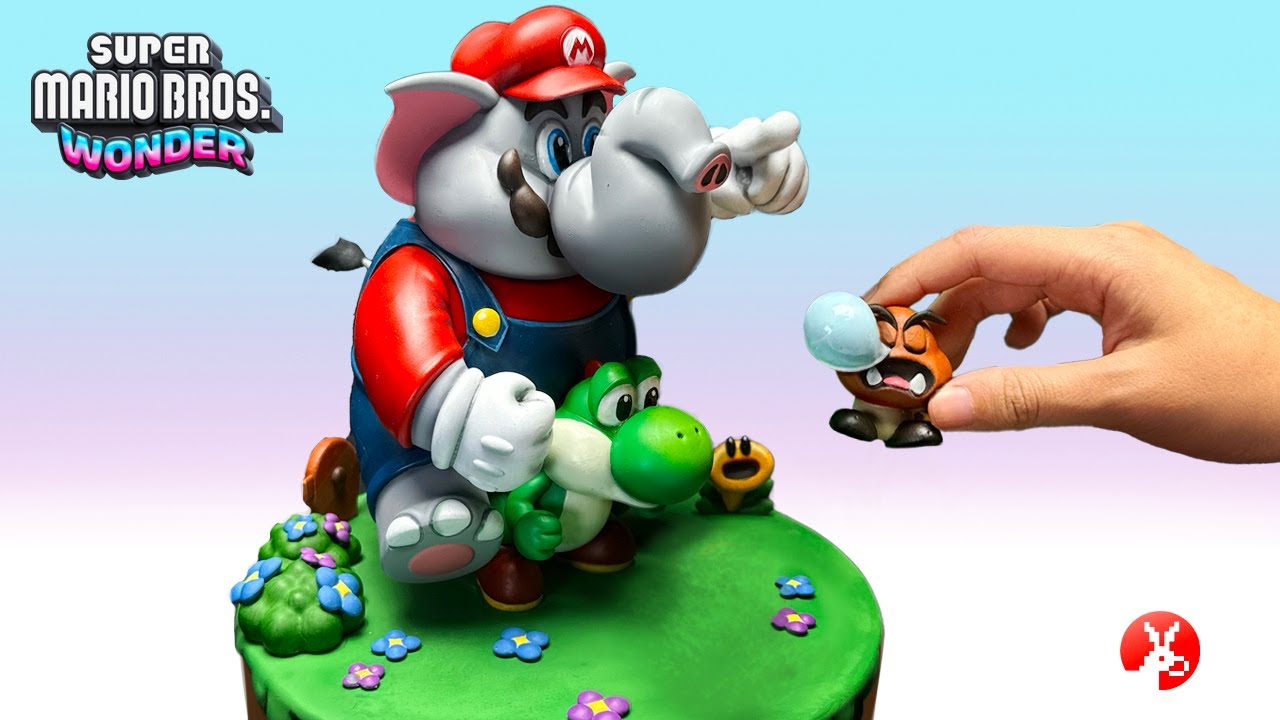 I made Elephant Mario riding a Yoshi - Super Mario Wonder - YouTube