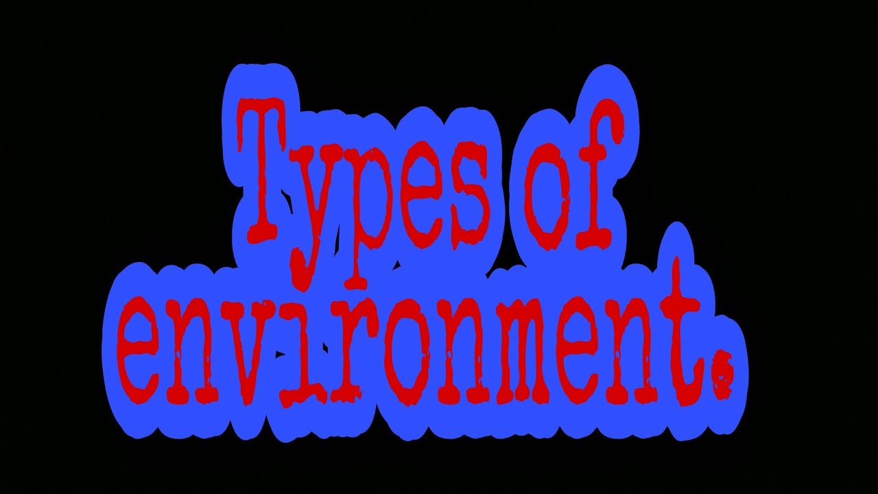 Types of Environment:- physical,social,Biological and importance of ...