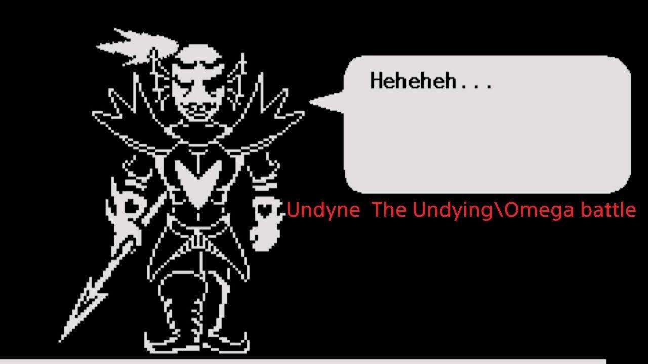 Undertale: Genocide run Undyne The undying fight omega form - YouTube