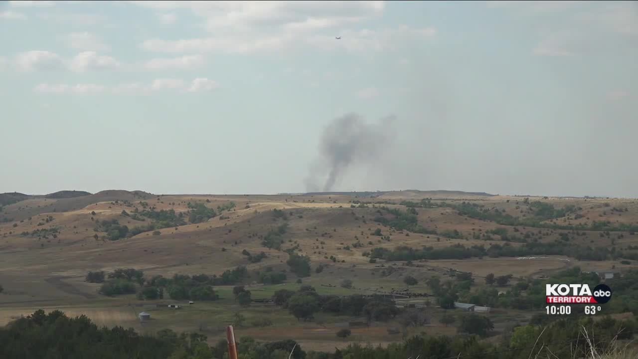 Power Dam Fire burning north of White River - YouTube