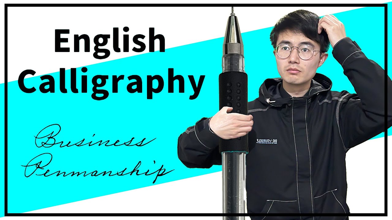 For beginners! English Calligraphy Business Penmanship BP script - YouTube