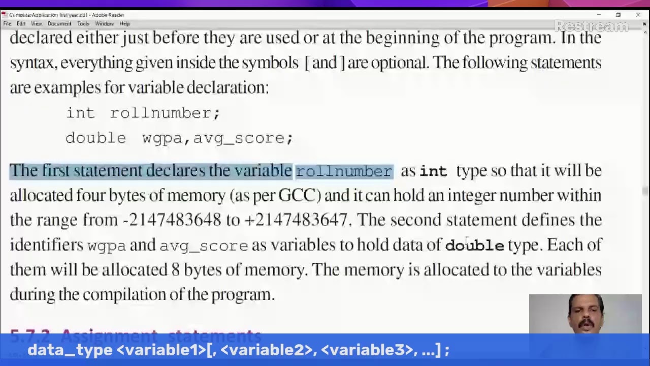 Types Of Statements In C Declaration Statements assignment Input Types Of Statements In C Declaration Statements assignment Input