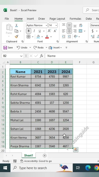 Excel Delete Blank Rows In Data In Microsoft In Excel Focusinguide Exceltips Tutorial Shorts