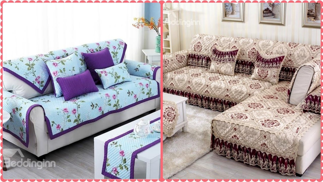 New Sofa cover Designs | Simple And Elegant sofa covers | Home Decor ...