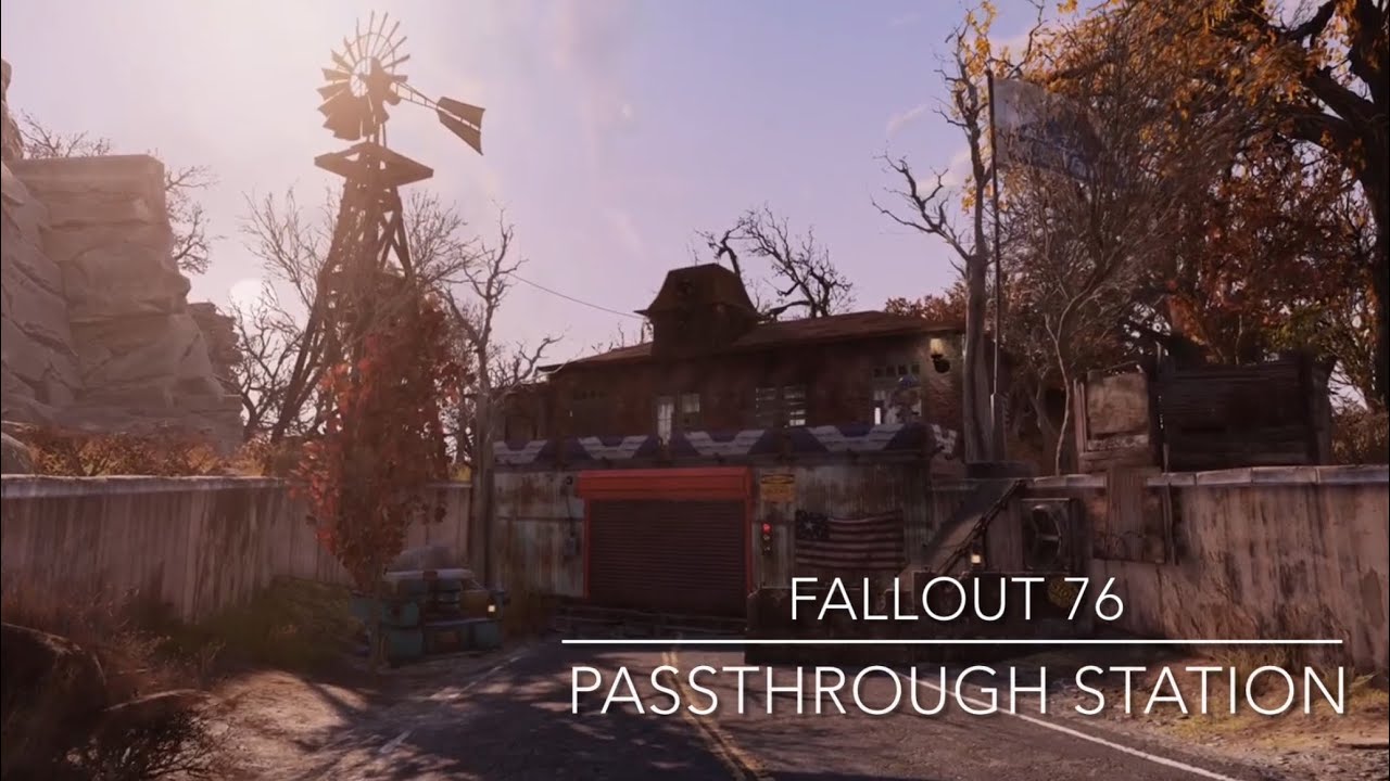 Fallout 76 Camp Build: Passthrough Station - YouTube