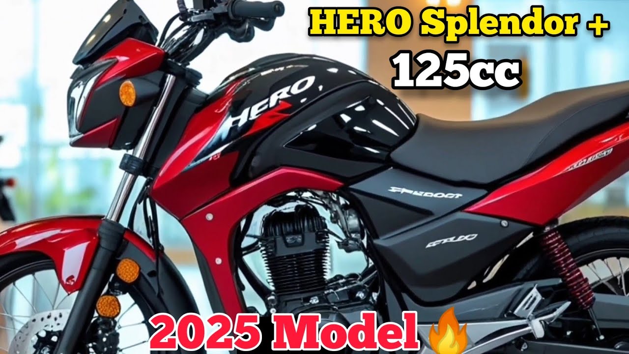 New Hero Splendor 125cc 2025😱 ||Hero Splendor Naw Model 2025🔥 ...