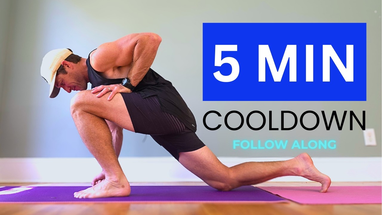 5 Minute Full Body Stretch Routine (Post Workout Cooldown + Recovery ...