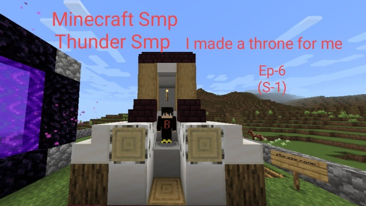I Made A Throne For Me In My Smp | Minecraft Smp | Thunder Smp | Ep-6 ...
