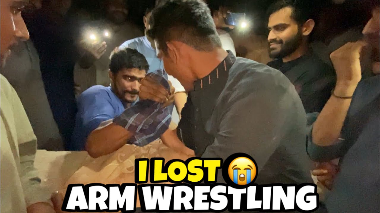 Arm Wrestling Match Angry Mood 😱But I lost Arm Match 💔 | Hasnain Arain ...