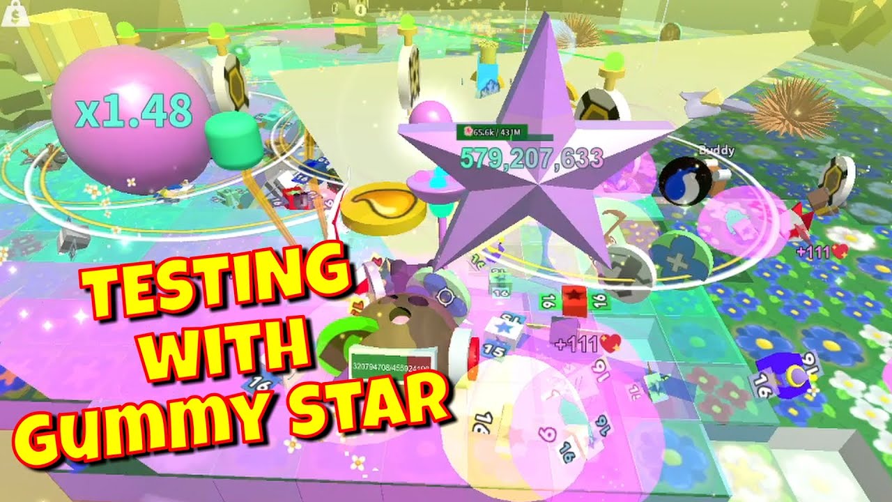 TESTING the GUMMYBALLER and GUMMYSTAR - [Bee Swarm Simulator Road Test ...