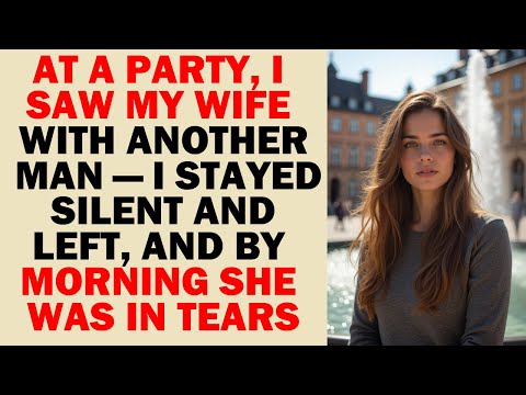 I Caught My Wife with Another Man at a Party — I Said Nothing, and by Morning She Broke Down