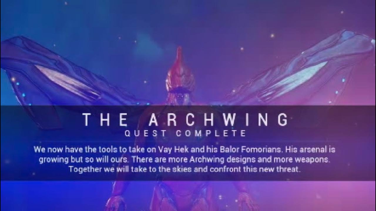 Warfame Archwing quest 😎 - YouTube