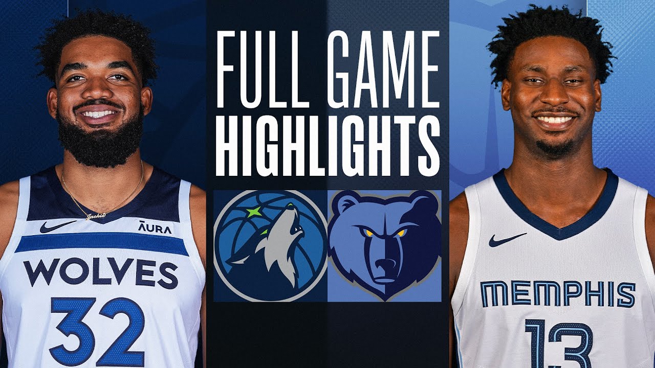 TIMBERWOLVES at GRIZZLIES | FULL GAME HIGHLIGHTS | December 8, 2023 ...
