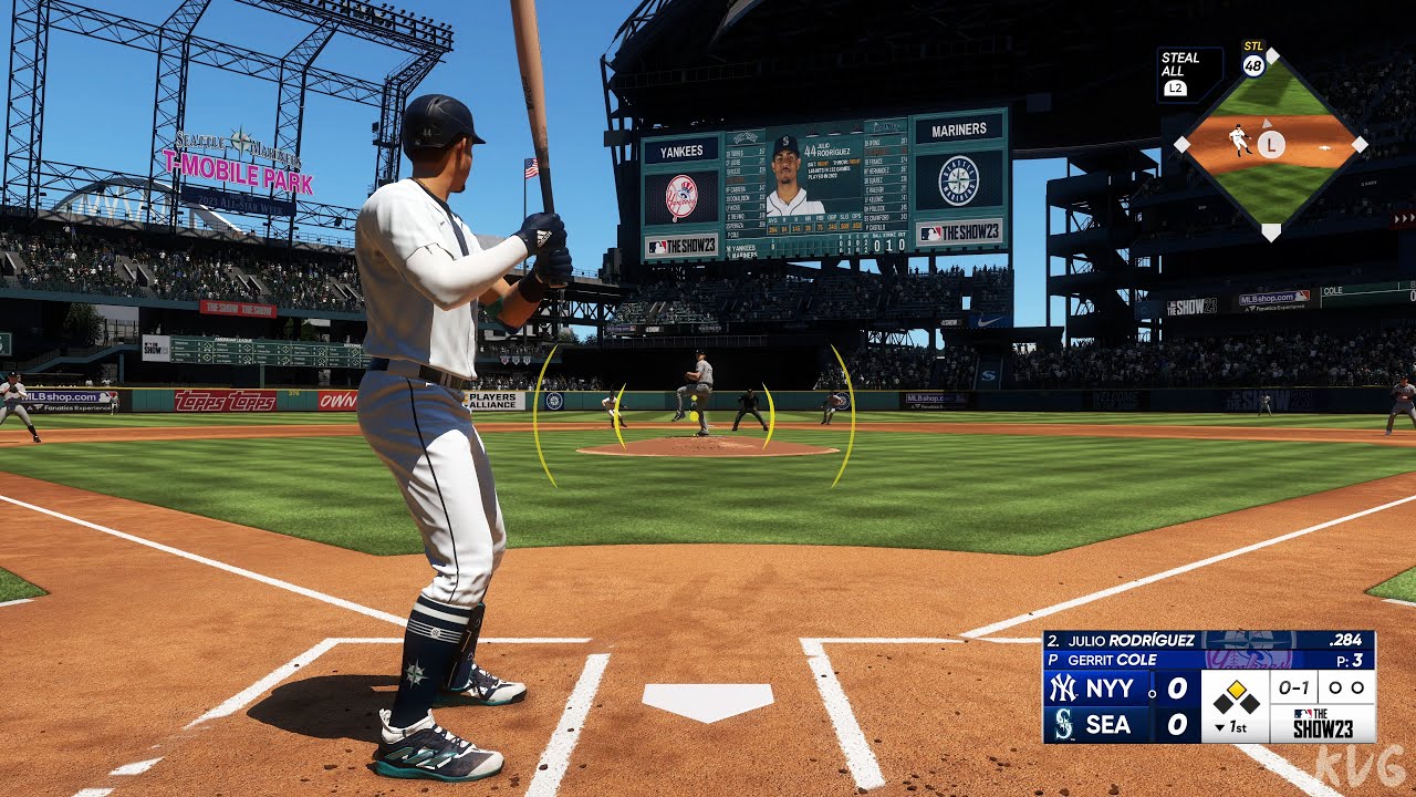 MLB The Show 23 - New York Yankees vs Seattle Mariners - Gameplay (PS5 ...