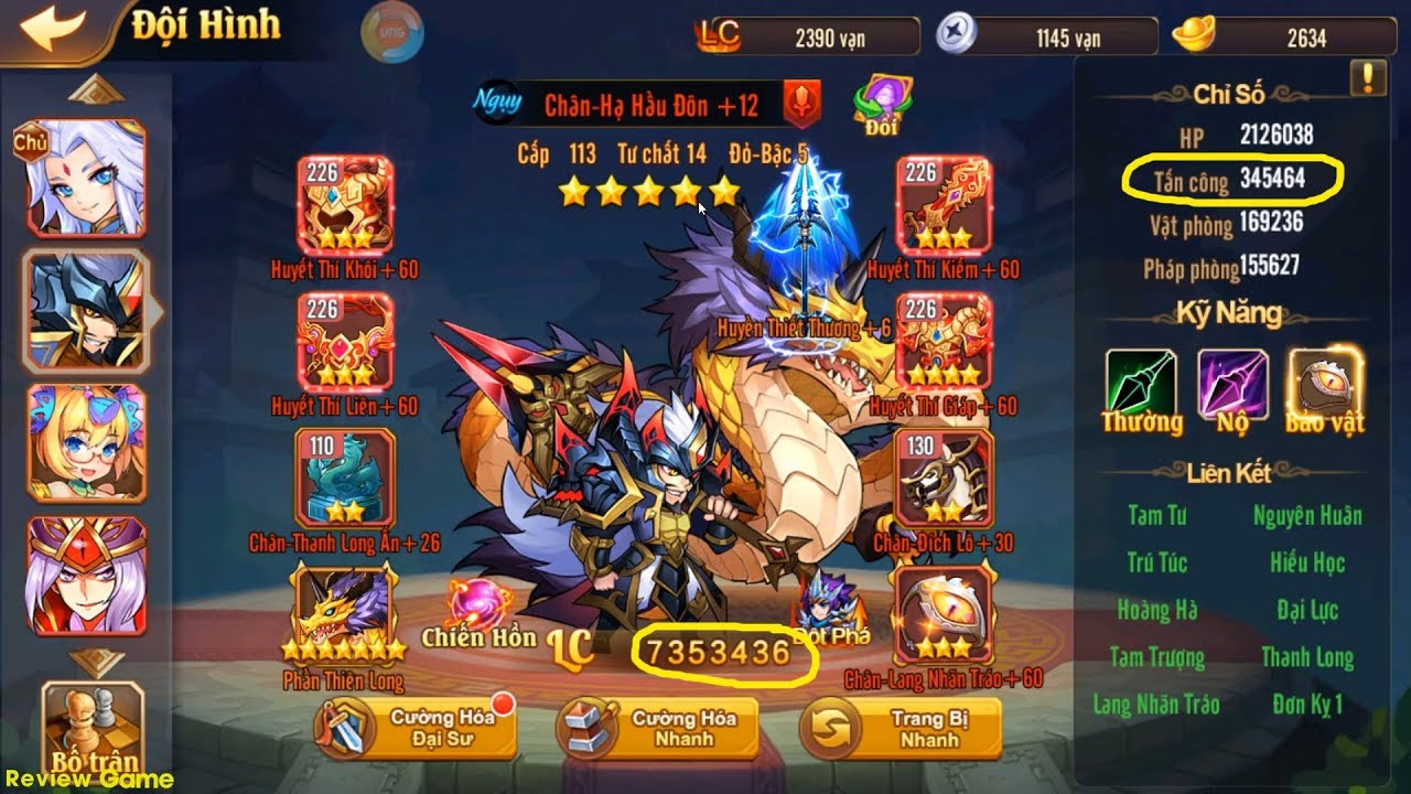 OMG 3Q - SHOW ACC TOP 1 Server S30 VIP 12 Lực Chiến Gần 24 Triệu, Chân ...