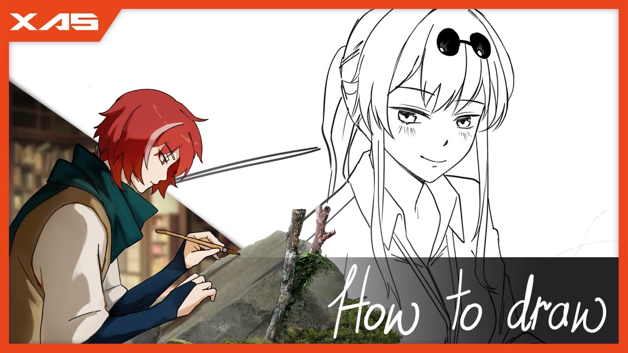 14 How to draw - Kafka Honkai Star Rail 【XAS】 - YouTube