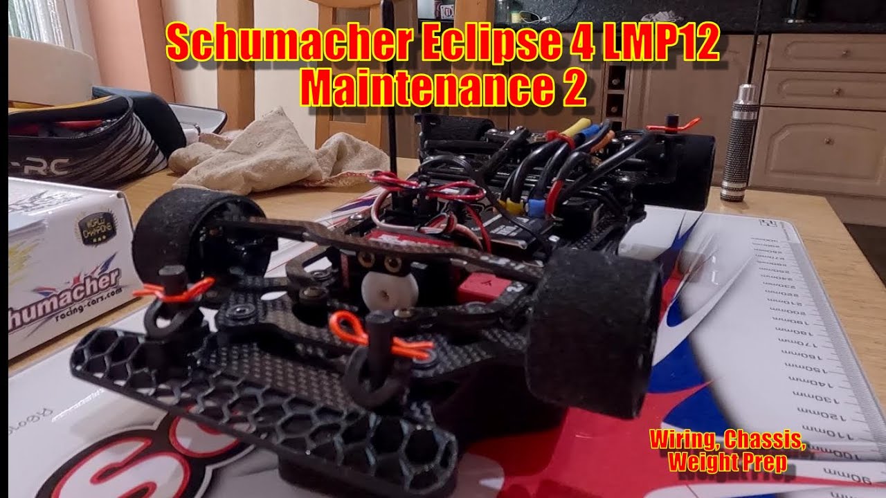 Schumacher Eclipse 4 LMP12 - Race Prep 2 - Wiring, Set Up - YouTube