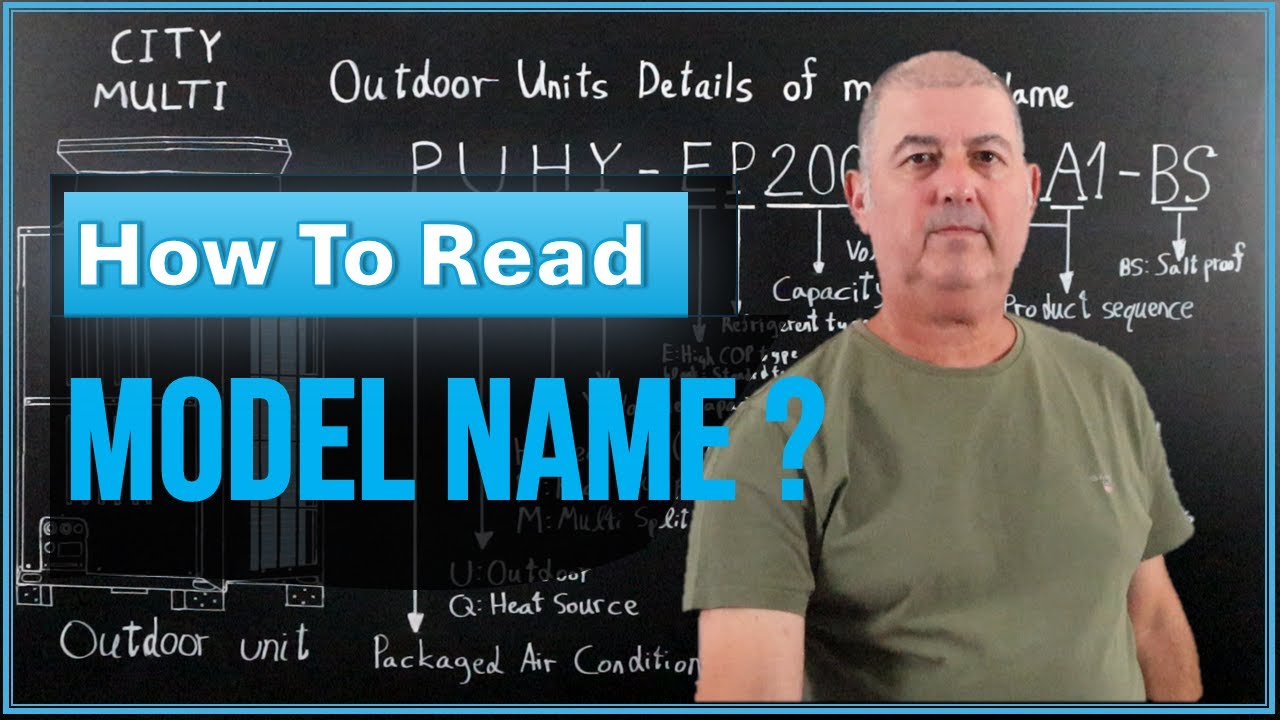 City Multi Outdoor Units Model Name - YouTube