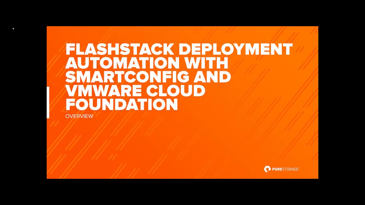 FlashStack Automation with SmartConfig and VMware Cloud Foundation: Overview - YouTube