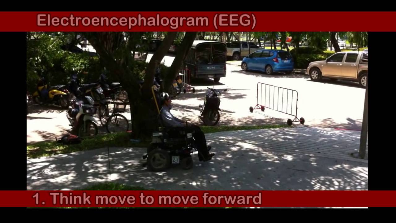 Brain-Controlled Wheelchair by BCI LAB - YouTube
