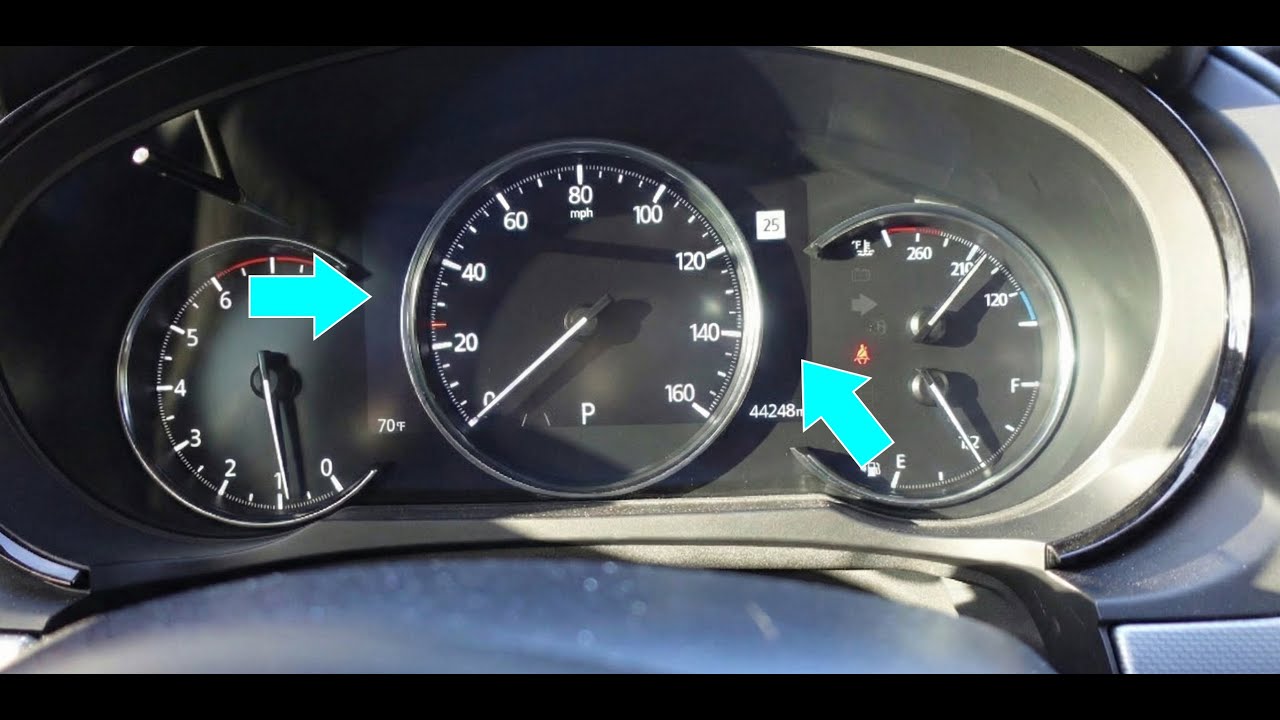 How to change the instrument cluster on the Mazda CX5/CX9/3 - YouTube