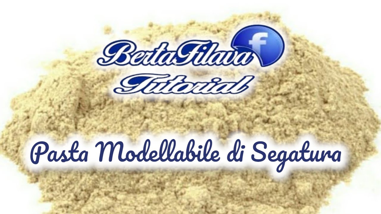 Tutorial pasta modellabile di segatura - YouTube