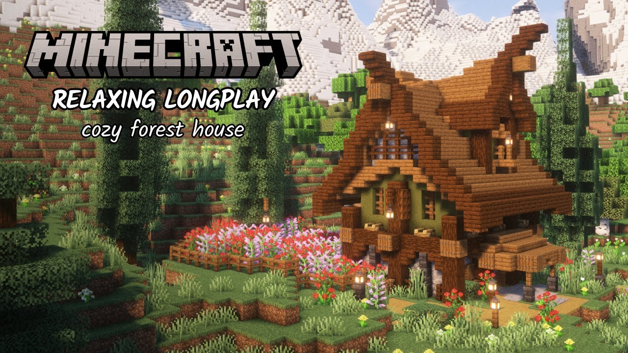 Cozy Forest House - Minecraft Relaxing Longplay (No Commentary) 1.21 ...