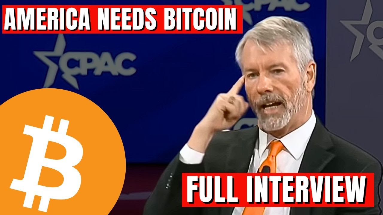 MICHAEL SAYLOR CPAC: FULL BITCOIN INTERVIEW (*INTERVIEWER* REMOVED ...