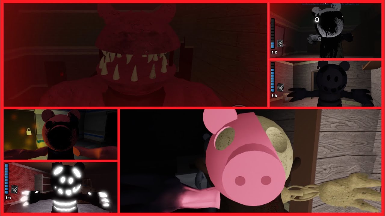 ALL JUMPSCARES in "Piggy: Scary Series" by Leo09234832 - YouTube