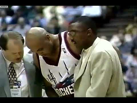 Charles Barkley's Injury Ends The Rockets Season (1998)