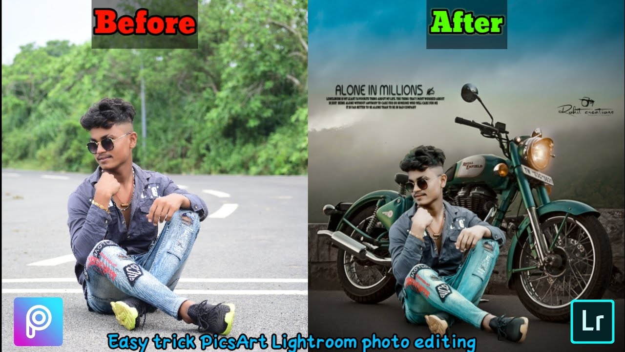 PicsArt background photo editing bullet concept 😎🏍️ - YouTube